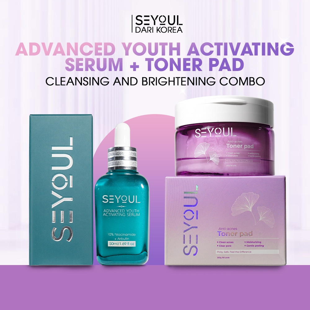 SEYOUL Combo Advanced Youth Activating Serum, Toner Pad, Perfect ...
