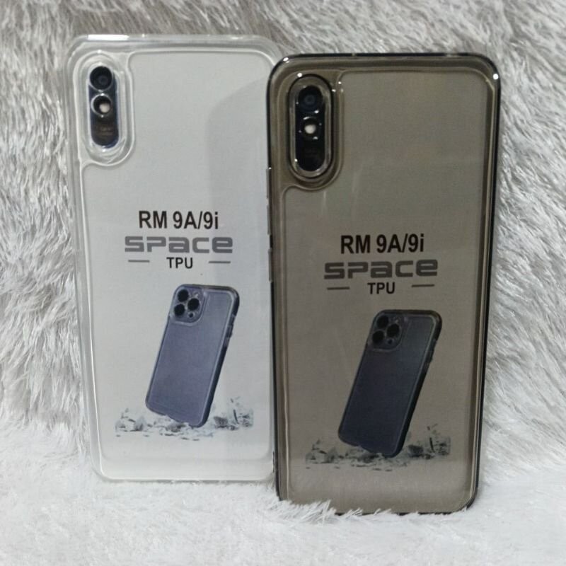 CASE SPACE ORIGINAL XIAOMI REDMI 9A/9i CASING CLEAR BLACK XIOAMI ...