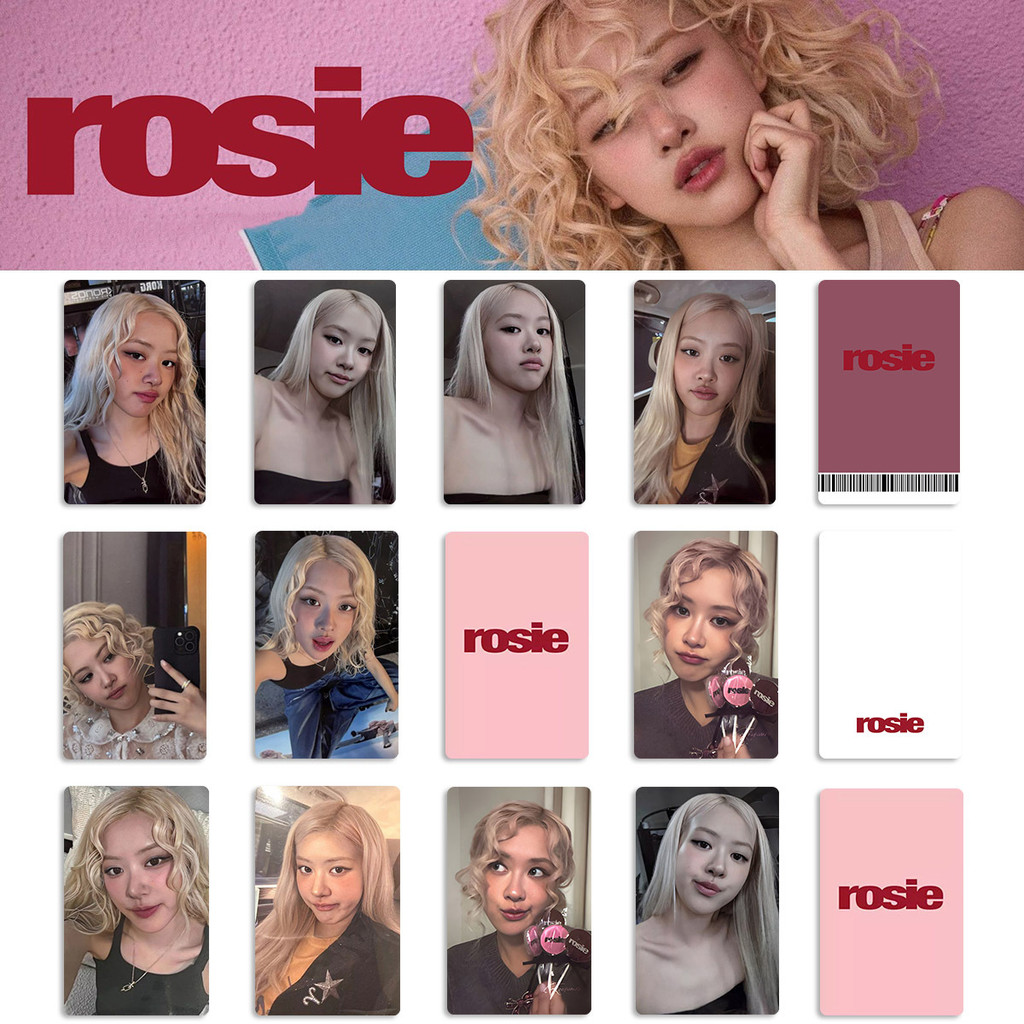 Kpop Idol ROSE Solo Album ROSIE Photocards | Shopee Singapore