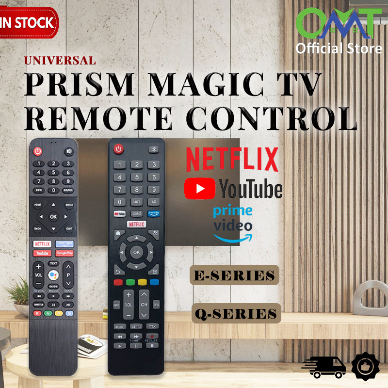 PRISM + 4K Smart Android TV Remote Control With Voice Universal ...