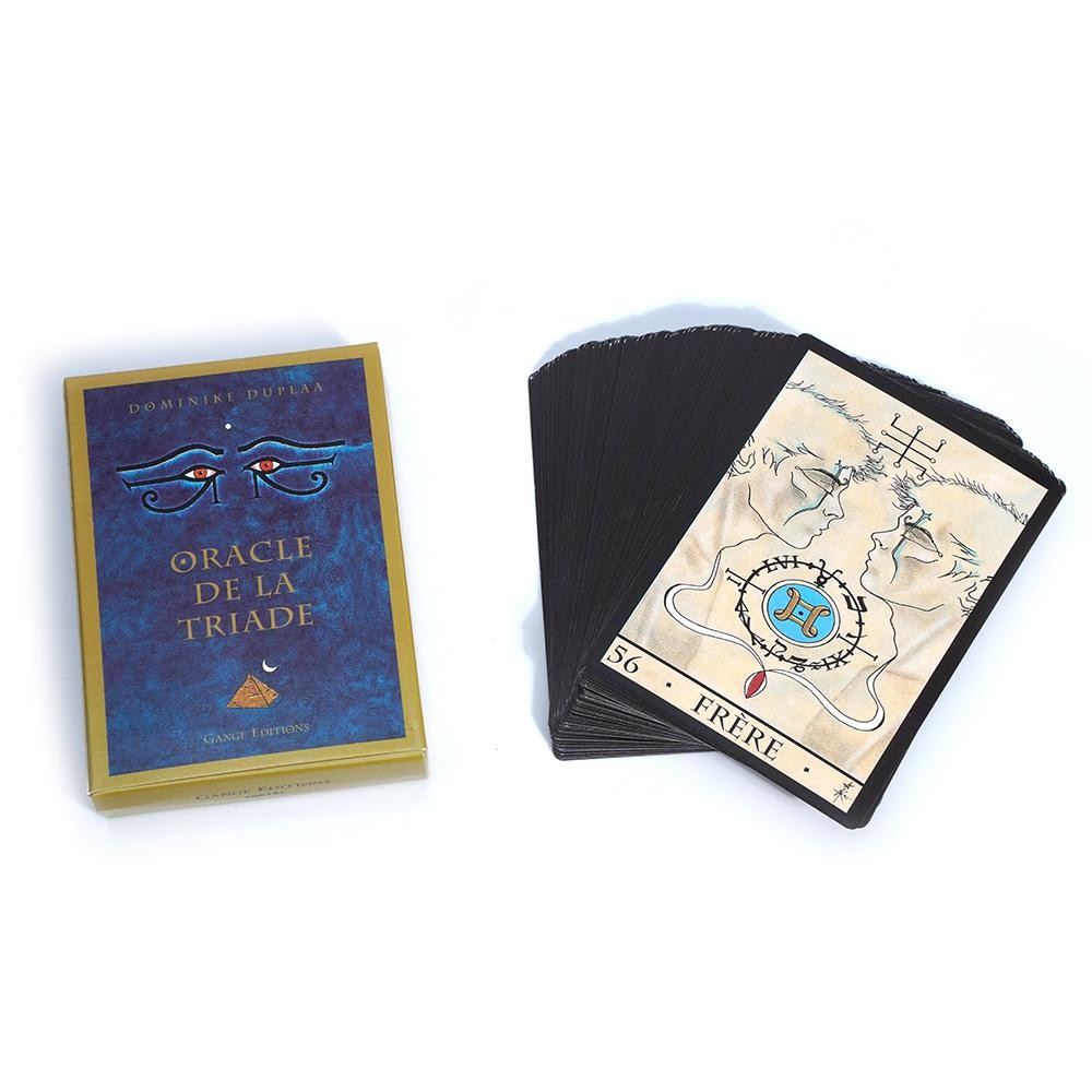French Oracle DE LA TRIADE with Paper Guidebook Tarot Playing Cards For ...