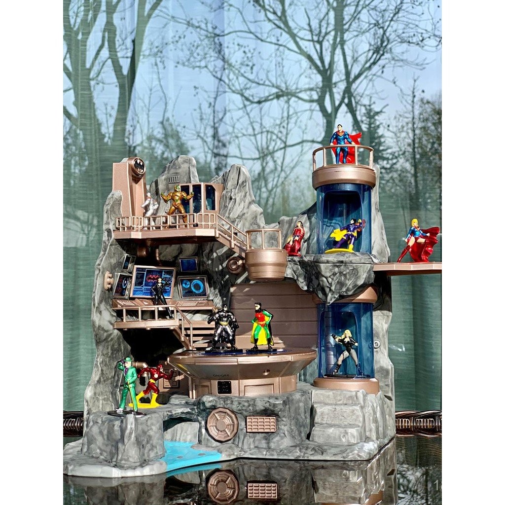 Export to USA Batcave Assembly Model with Alloy Figures DC Batman ...