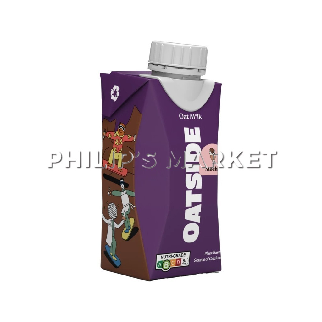 Oatside Mocha Oat Milk Pocket Pack (Dairy Free Creamy Lactose Free ...