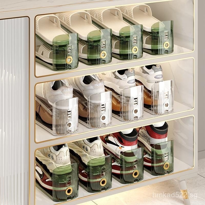 Youqin Shoes Storage Shoe Cabinet Space-Saving Layered Shoe Box Storage ...