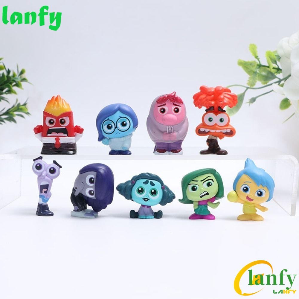 LANFY 9pcs/set Inside Out 2 Action Figure, Cartoon PVC Inside Out 2 ...
