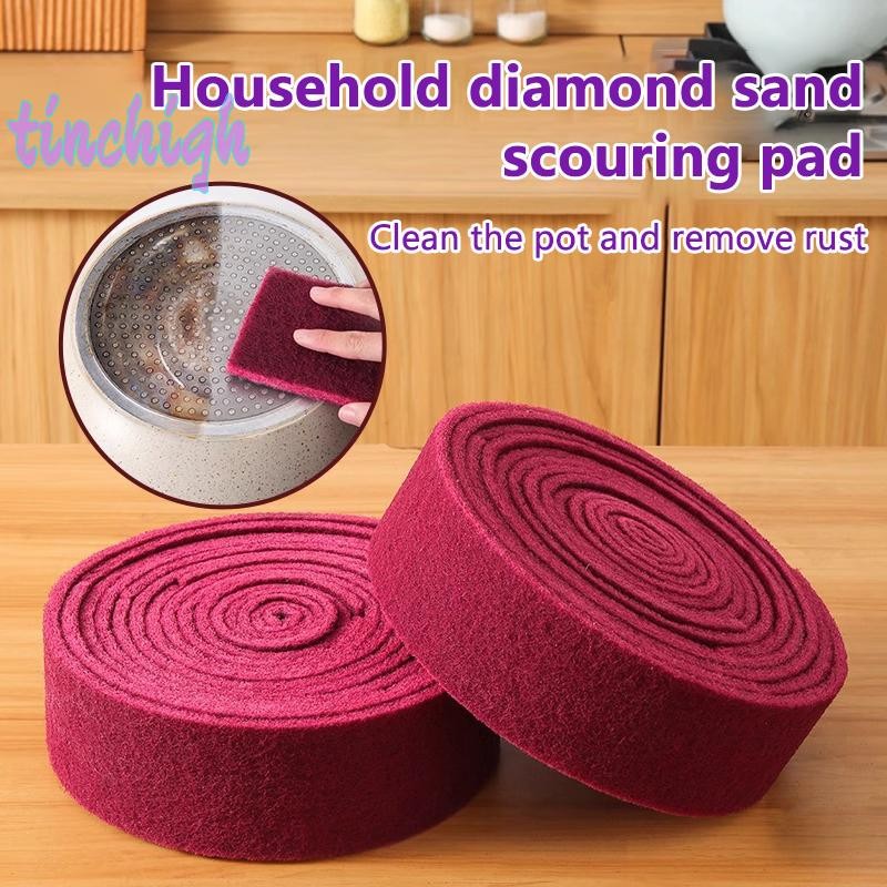 [TinchighS] 1m/roll Carborundum Eraser Rust Remover Brush Dish Pot ...