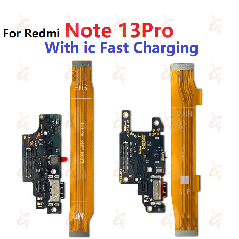 Fast charging board for Redmi Note 13 Pro 4G 5G Main board mainboard ...