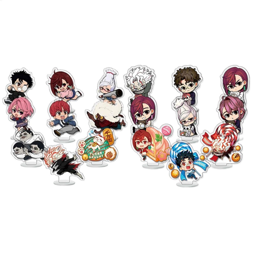 Dandadan Anime Standing Figures Cute Figure Stand Cartoon Anime Figure ...