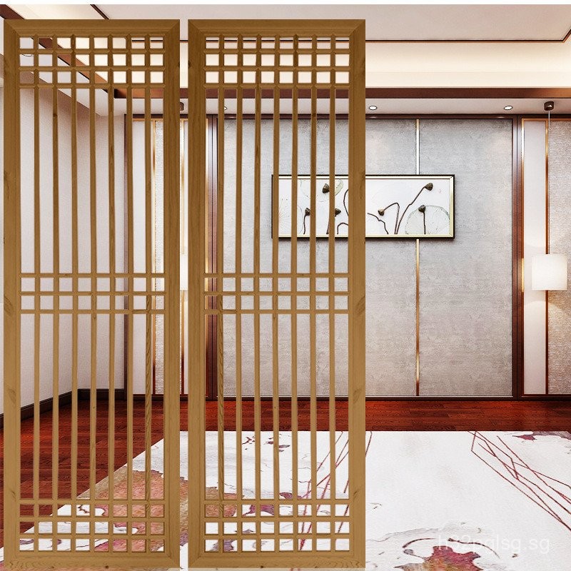 New Chinese Style Japanese Style Solid Wood Subareas Screens Wooden ...