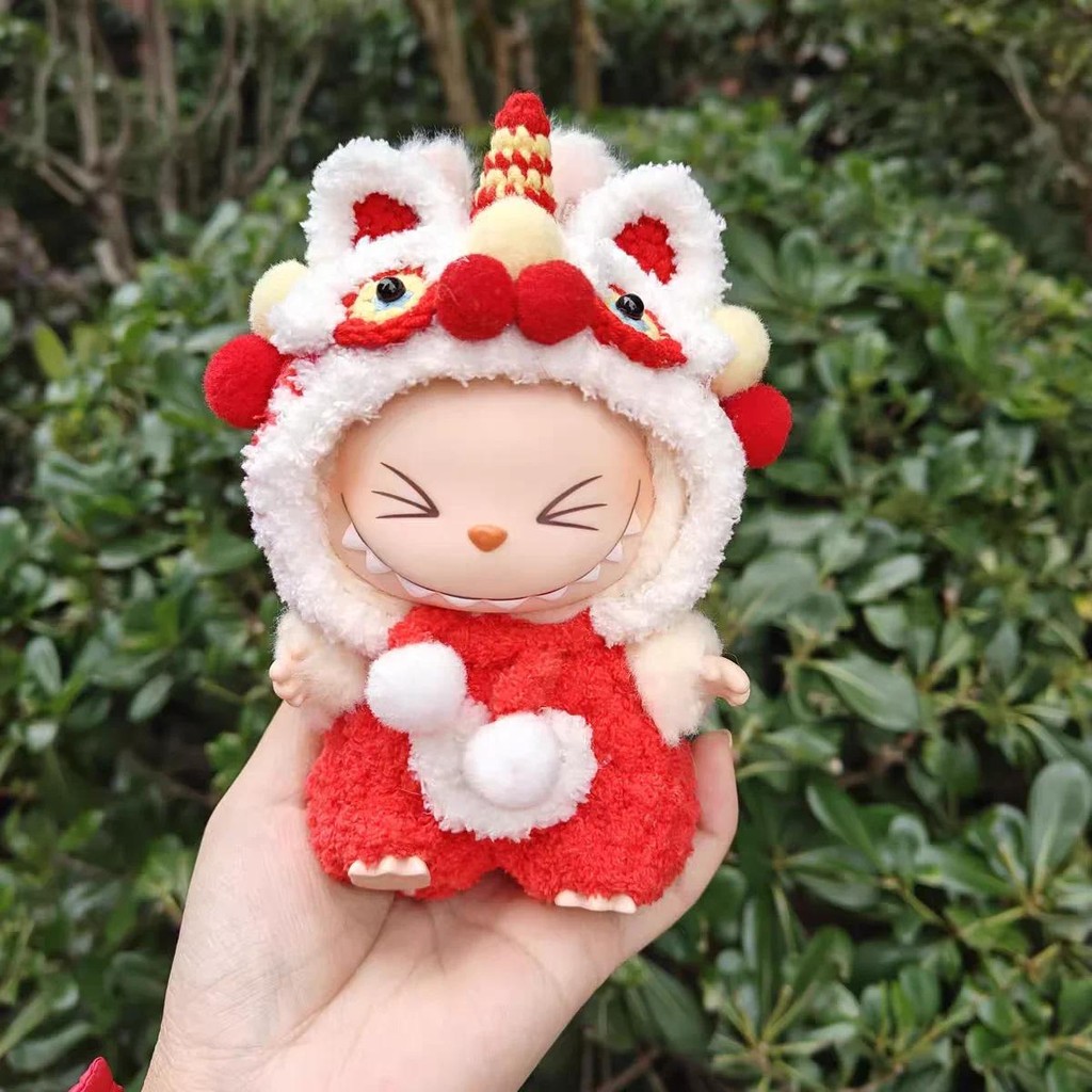 Labubu V1/V2 Doll Accessories Monkey King WuKong/Lion Dance Chinese ...