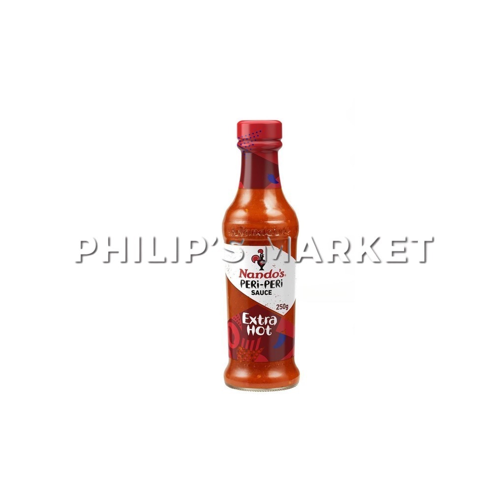 Nando's Extra Hot PERi PERi Sauce Seasoning 250ml | Shopee Singapore