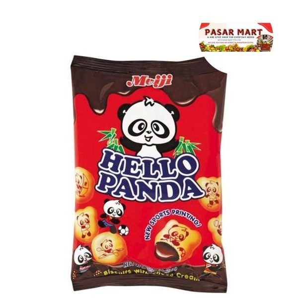 Meiji Hello Panda Biscuits with Filling Chocolate Flavour 35g | Shopee ...
