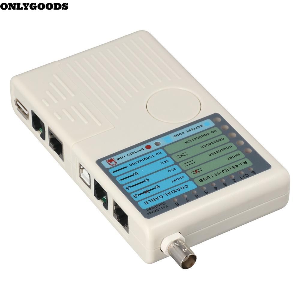 ONLY Wire Tester Tracker, 4-in-1 Grey Cable Tester, Battery Powered ...