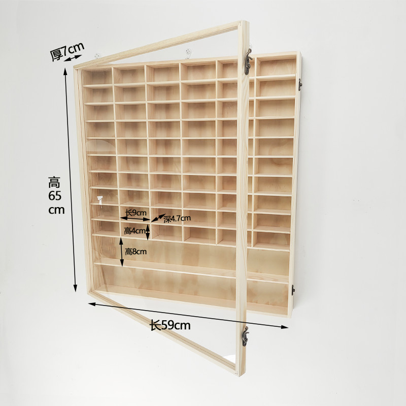 [48H Shipping] Multi-layer Display Solid Wood Multi-compartment Car ...