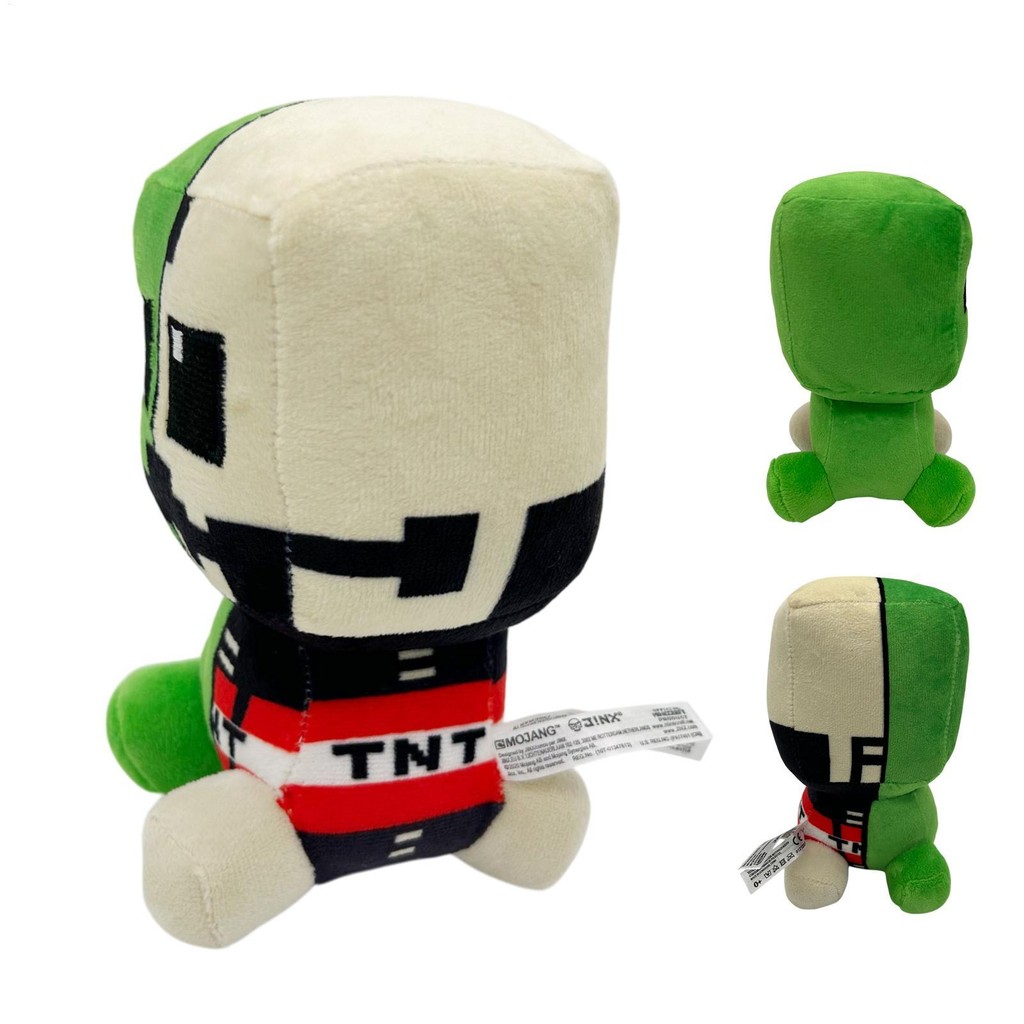 Sitting Creeper Plush Toy Popular Game Minecraft Characters Creeper ...