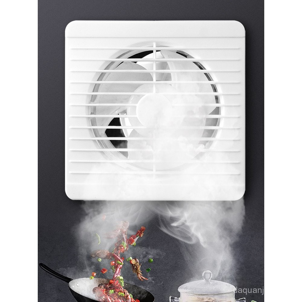 Glass Ventilation Fan Bathroom Wall Exhaust Fan Kitchen Household ...