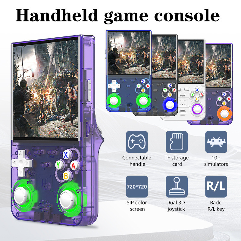 R36Ultra Open Source Handheld Game Console R36S Portable Retro Handheld Console Nostalgic Arcade ...