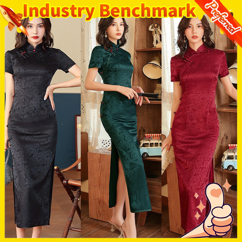 【Overseas Stock】Cny 2025 chinese new year clothes cheongsam dress High ...