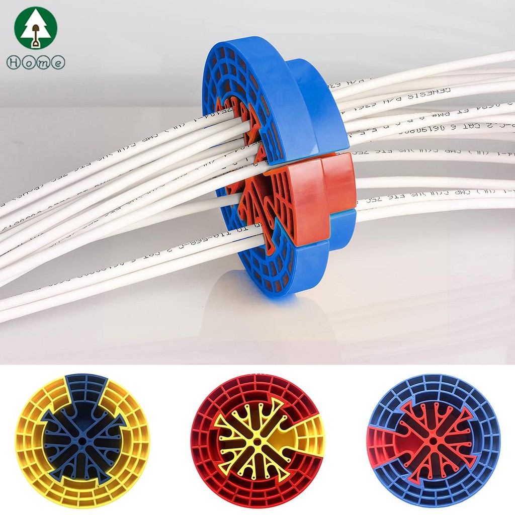 Plastic Cable Comb Tool Cable Organizing Tool Kit Colorful Wire Bundler ...
