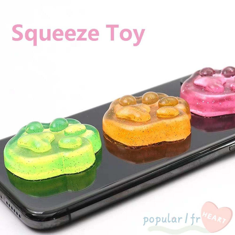 POPULAR1 Fidget Toy, Transparent Cube Stress Relief Squeeze Toy, Kawaii ...