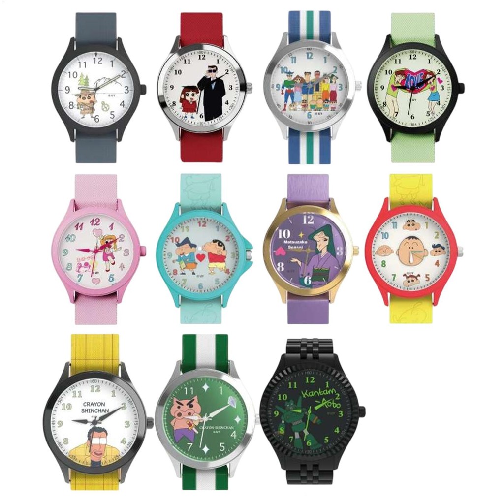 Crayon Shin Chan Cute Anime Watch Girls Watch Kids Wrist Cartoon Watch ...