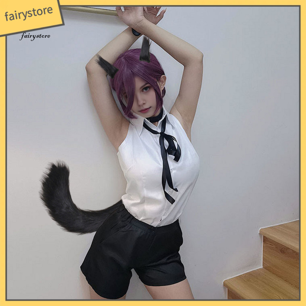 Fairystore| Exquisite Fox Costume Set Realistic Fox Ears and Tail ...
