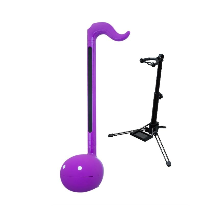Electronic musical instrument Otamatone Deluxe Purple with stand ...