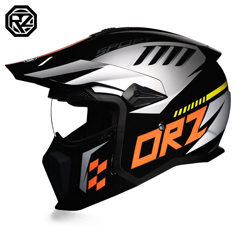 Street Fighter Combination Helmet Motorcycle Helmet Men's and Women's ...