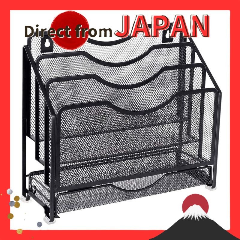 Desktop Storage Rack File Rack Multifunctional Wall-Mounted Document ...