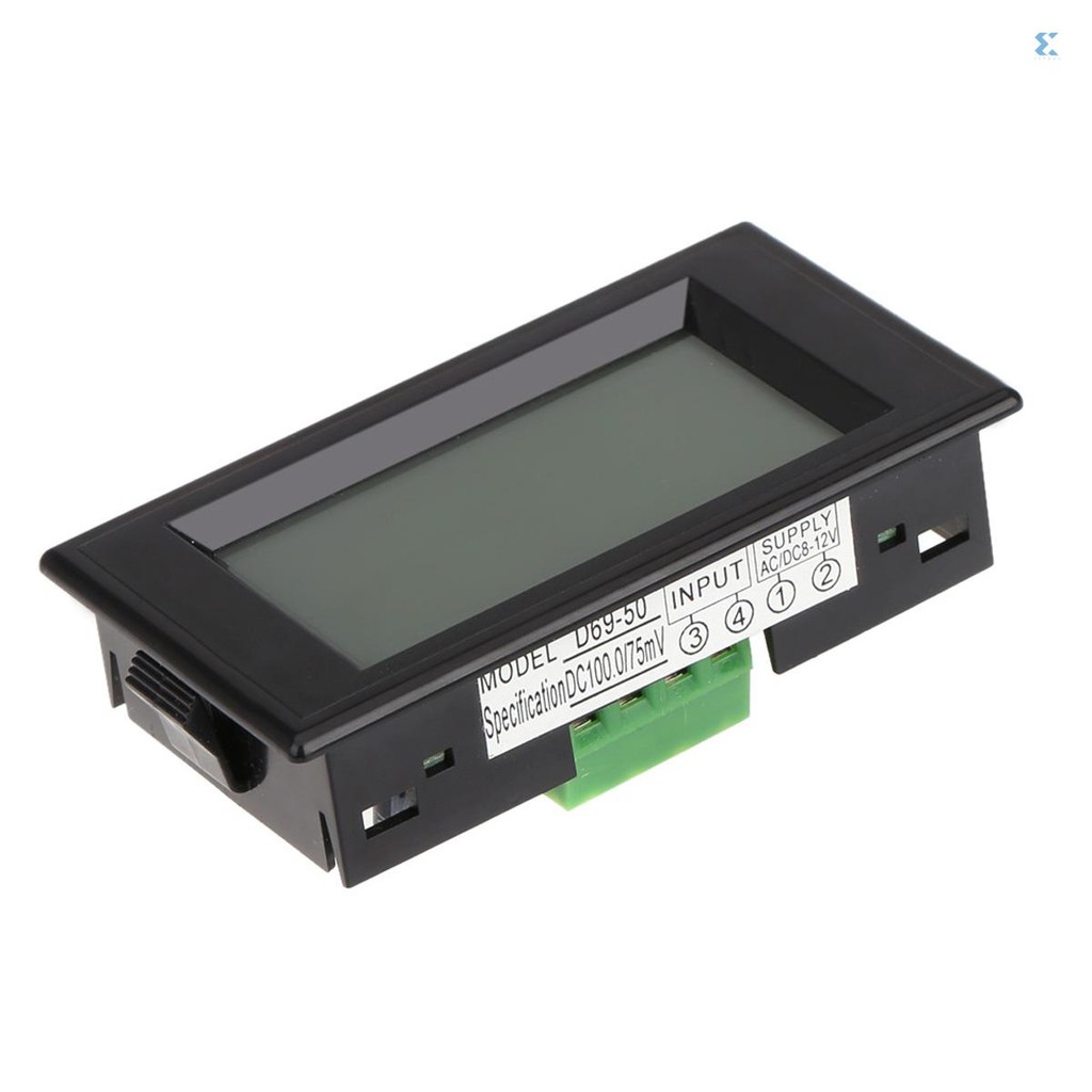 LCD DC 100A Digital Display LED Panel Ammeter/ AMP Ampere Meter with ...