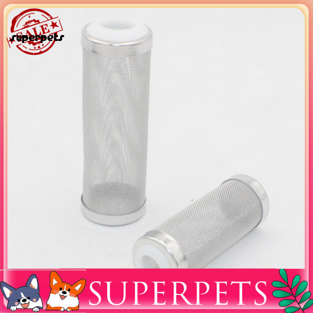 Stainless Steel Water Inlet Mesh Filter Fish Tank Aquarium Percolator ...