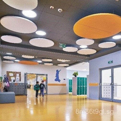 round Hexagonal Space Sound Absorber Theater Exhibition Hall School ...