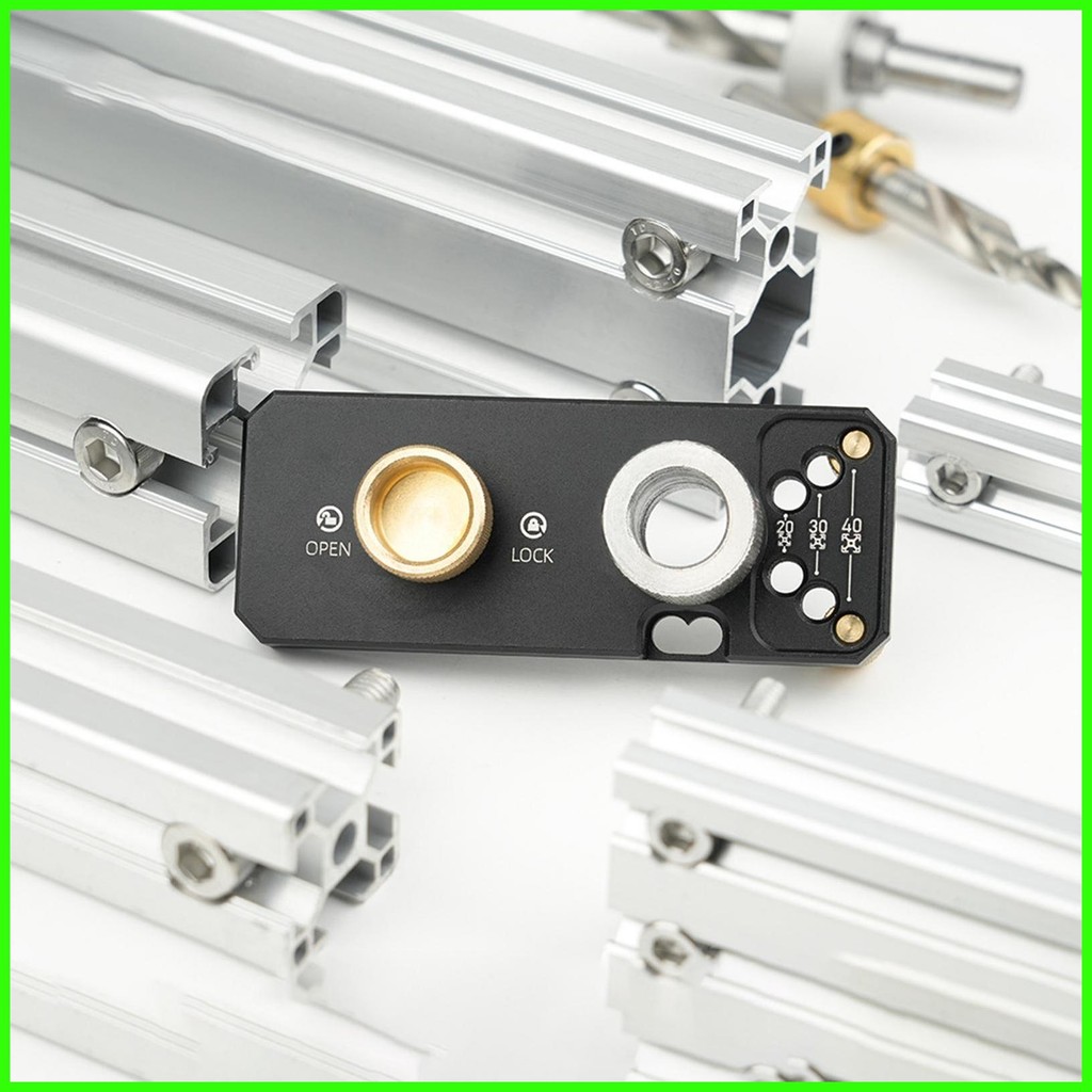 Drill Guide For Straight Holes Aluminum Extrusion Hole Jig With Slider ...