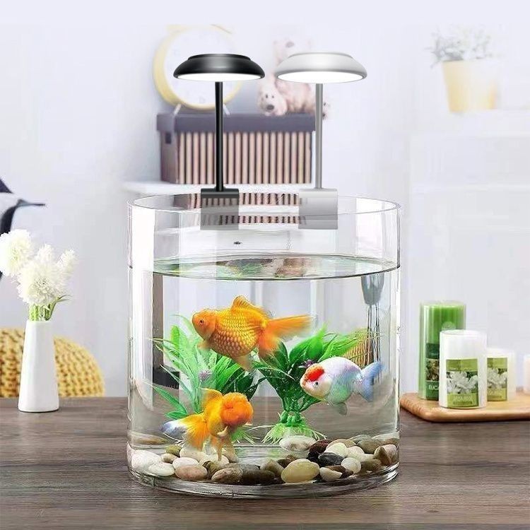 Full Spectrum Fish Tank Light Small Clip Light Fish Night Light USB ...