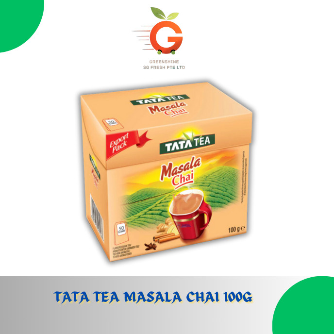 [GreenshineSG]TATA TEA 100G MASALA CHAI /GINGER CHAI/ELAICHI CHAI ...