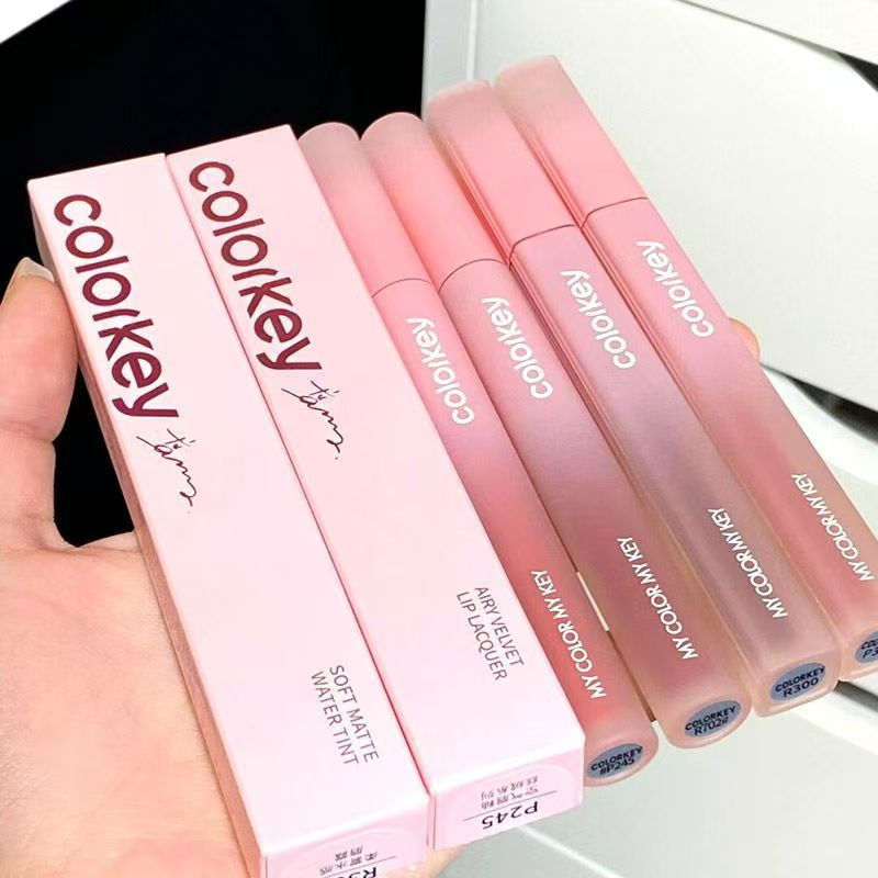 Colorkey Lipstick Lip Balm Water Mist Lip Exposed Lip Glaze Female ...