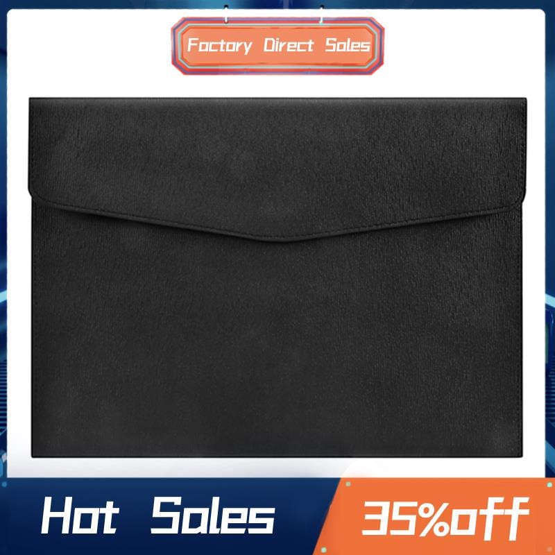 PU Leather A4 File Folder Document Holder Waterproof Portfolio Envelope ...