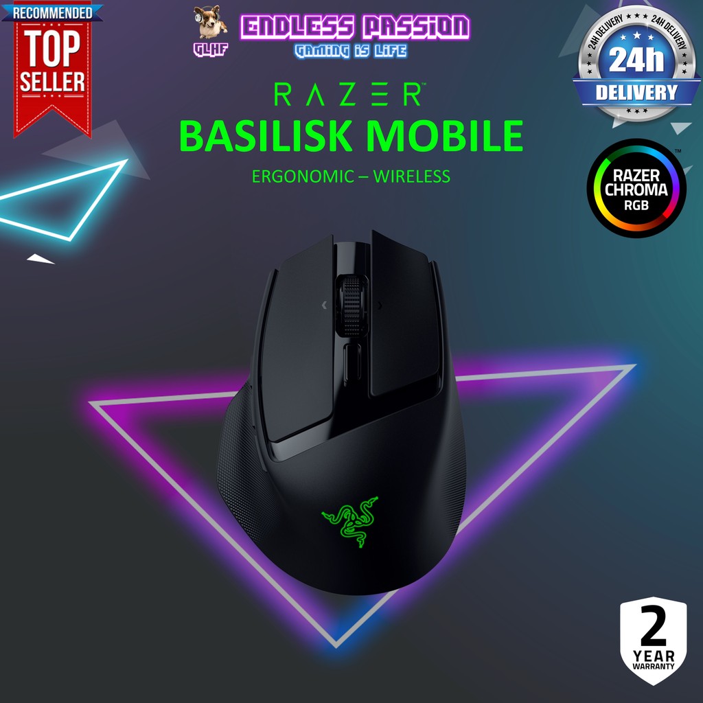 Razer Basilisk Mobile Wireless Gaming Mouse | Shopee Singapore