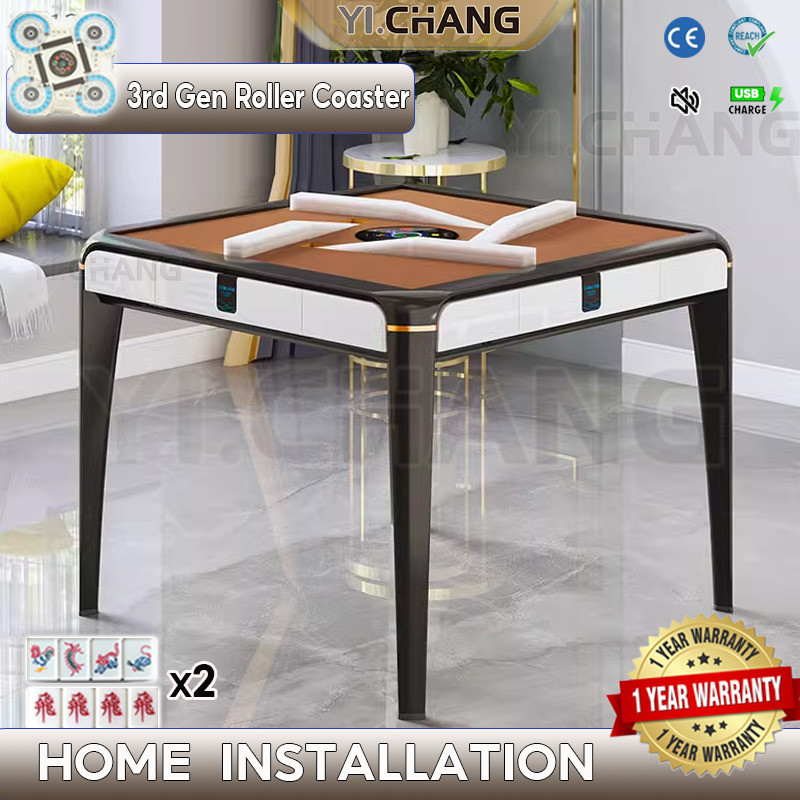 YICHANG Automatic Roller Coaster Mahjong Table / 3rd Gen Roller Coaster ...