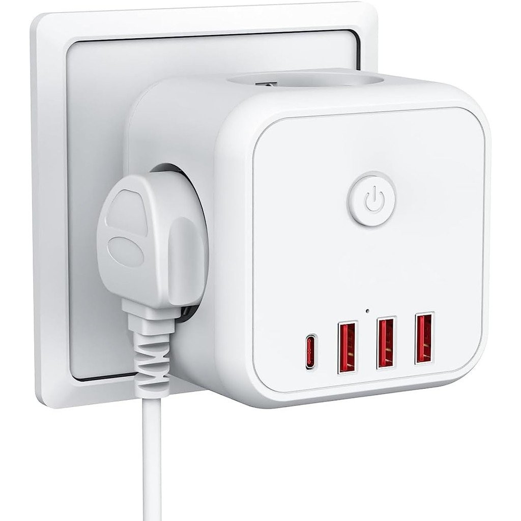 NEOVSUNY Triple Plug for Socket, Socket Adapter, Multiple Plug for ...