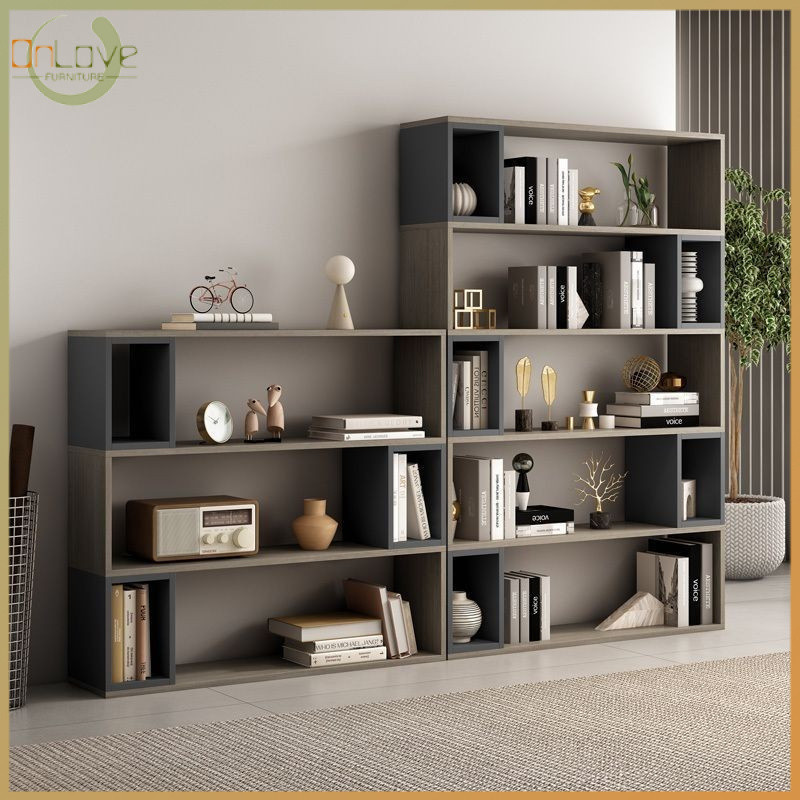 Bookshelf Integrated Wall Home Shelf Floor Free Combination Partition ...