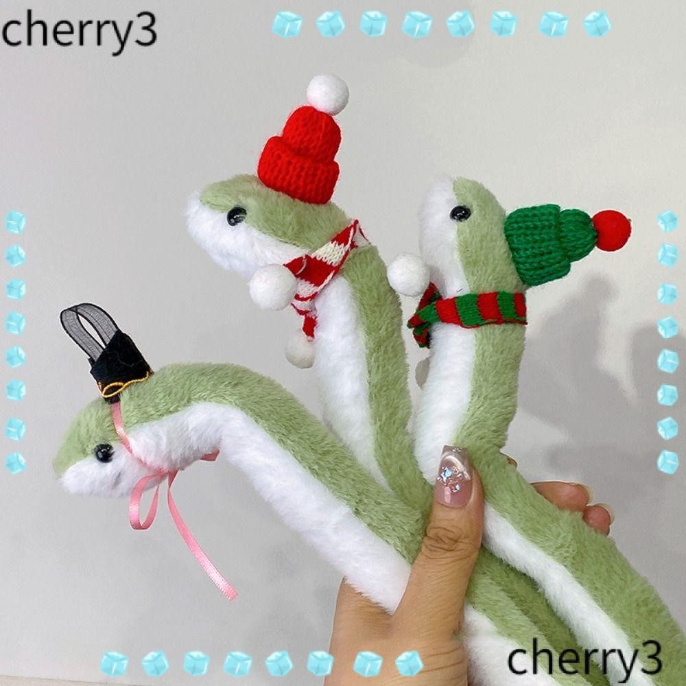 CHERRY3 Snake Plush Toy, Soft PP Cotton Green Stuffed Snake Toys ...