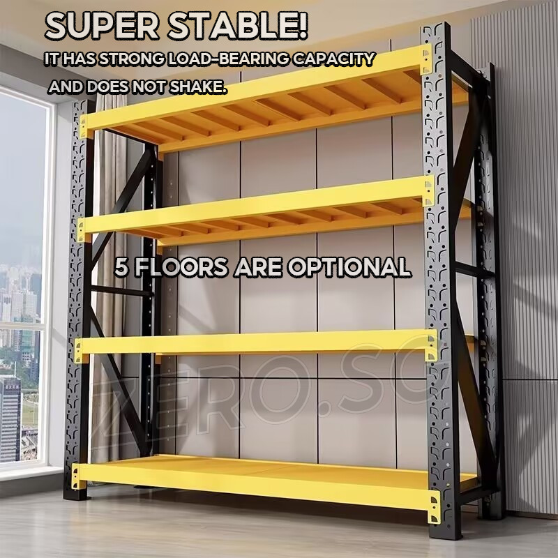 【SG Seller】Storage Rack Multi Layer Warehouse Storage Shelve Heavy-duty ...