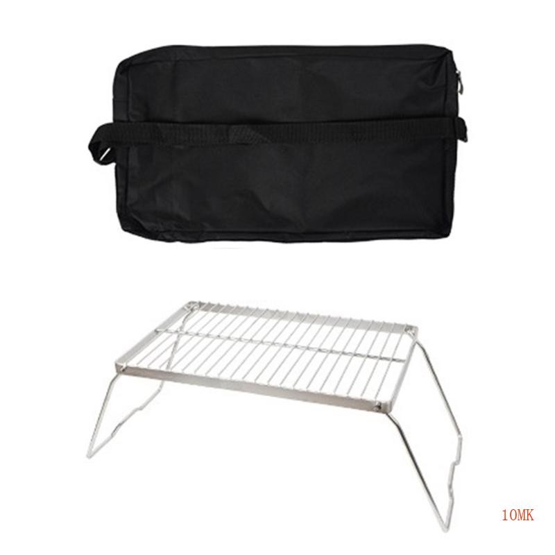 10MK Stainless Steels Grilling Grate BBQ Table Camping Table Foldable ...