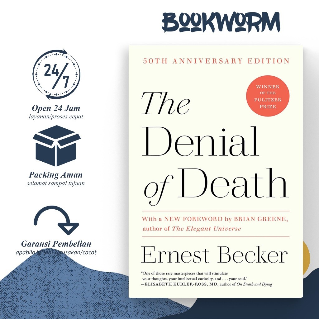 The Denial of Death By Ernest Becker (English Version) | Shopee Singapore