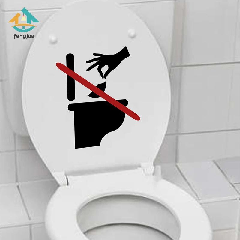 fengjue Warning Signs Toilets Are Prohibited From Throwing Garbage Car ...
