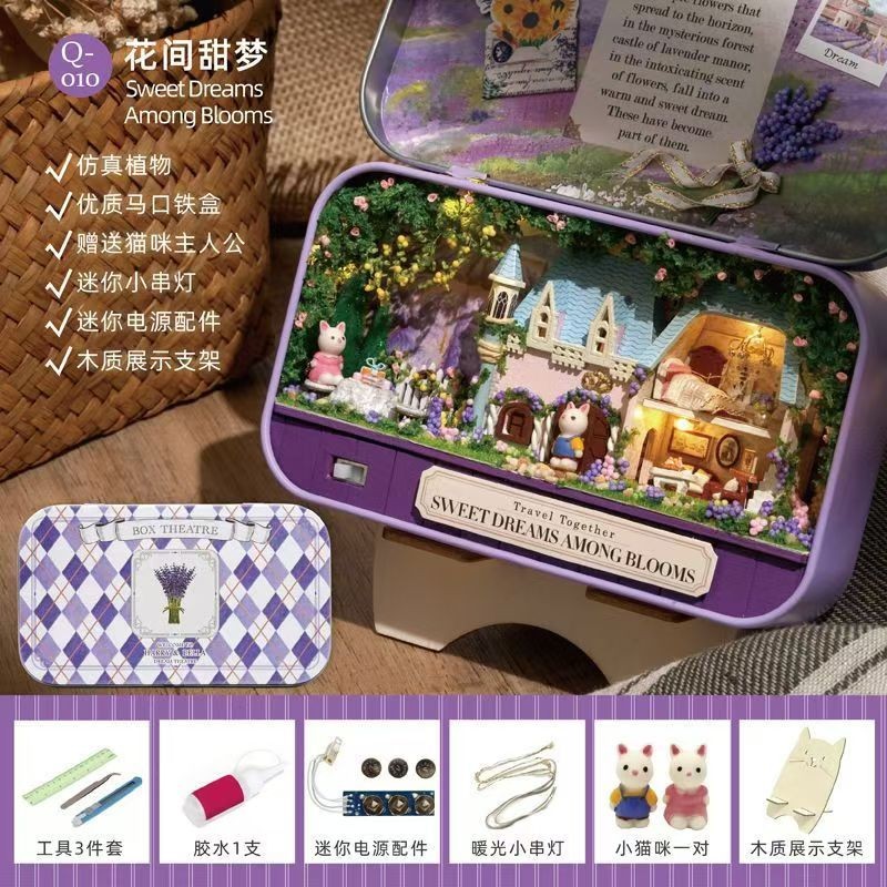 DIY Hut Model 3D House Assembly Puzzle Children Toys | Shopee Singapore