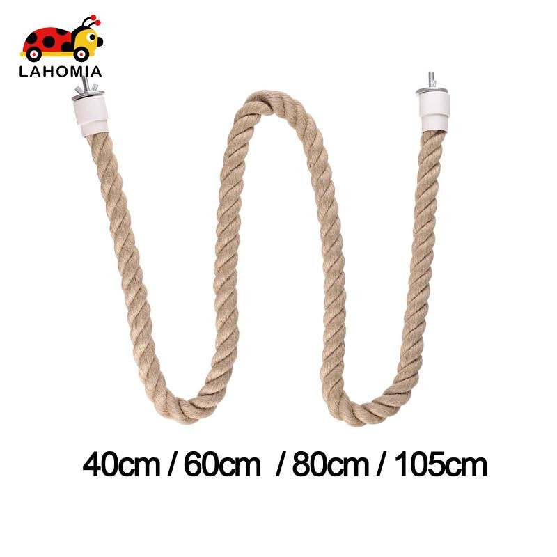 [lahomia] Parrot Climbing Rope, Perch Stand, Chewing Toy for Conures ...