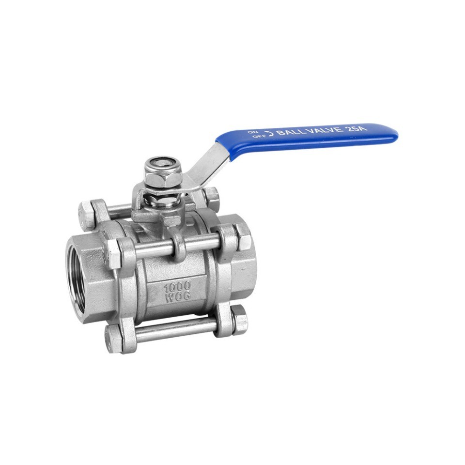 304 Stainless Steel Ball Valve Three-Piece Type Two-Piece Type Internal ...
