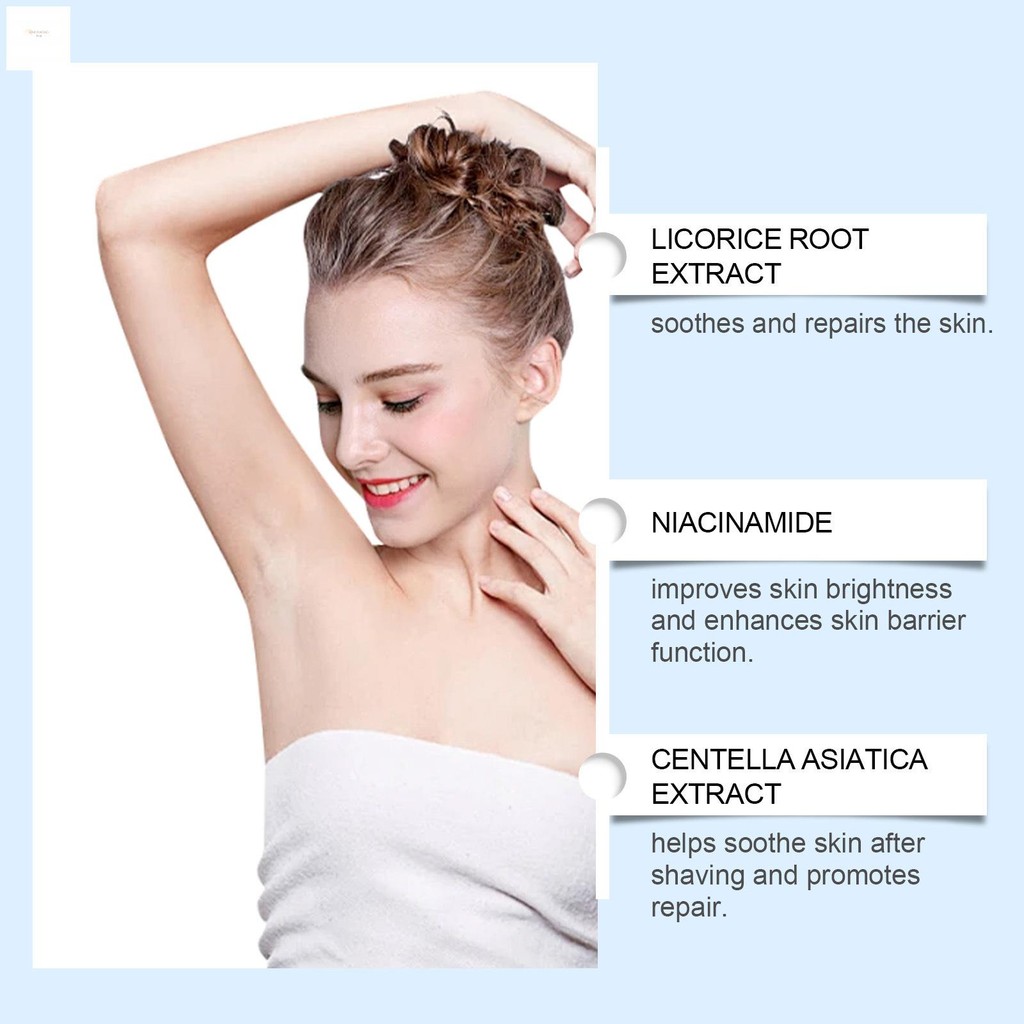 Razor Bump & Ingrown Hair Treatment 50ml Hydrating Bare Shave Serum for ...